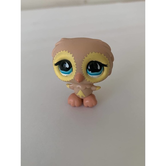 Littlest Pet Shop | Toys | Lps 674 Brown Owl With Blue Eyes Littlest ...